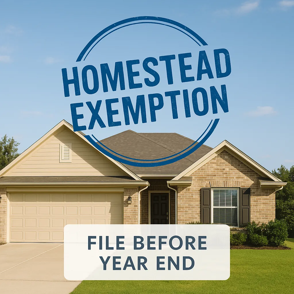 Texas Homestead Exemption: File Now and Save in 2025